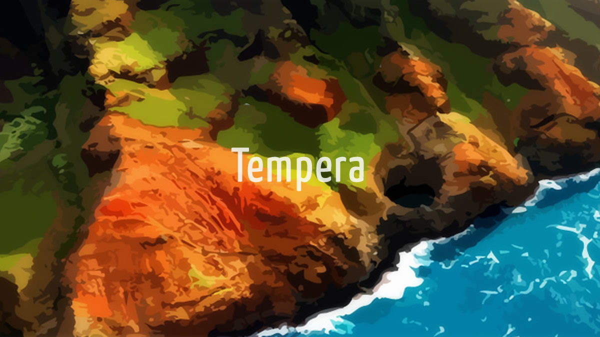 Tempera Theme sneak preview • Cryout Creations